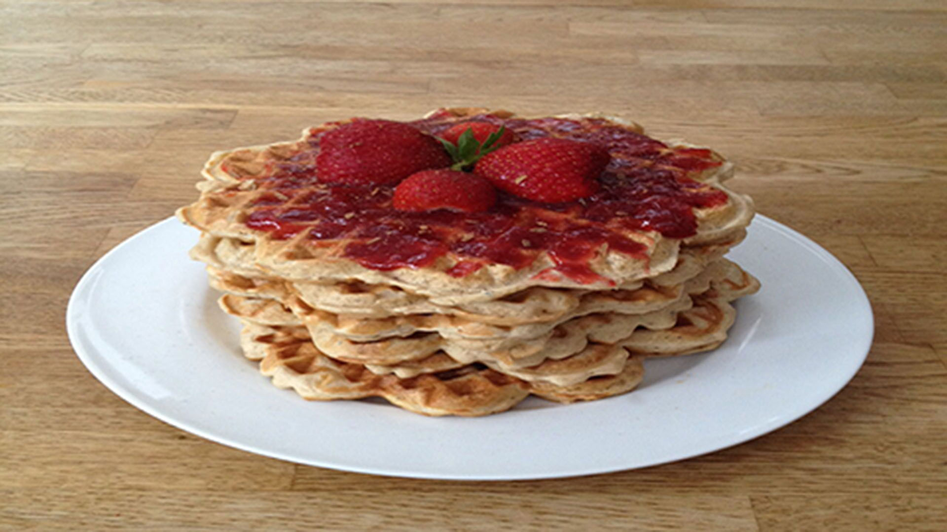 Eierwaffeln mit Marmelade | Kochen-verstehen.de